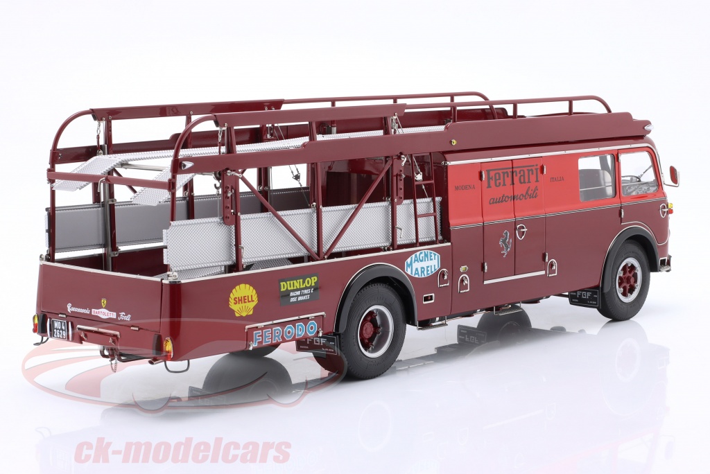 CMC 1:18 Fiat 642 RN2 Bartoletti Ferrari Race Car transporter Formula 1 ...