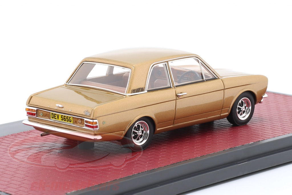 Matrix 1:43 Ford Cortina Lotus Mk II Baujahr 1966-1970 gold MX40603-103 ...