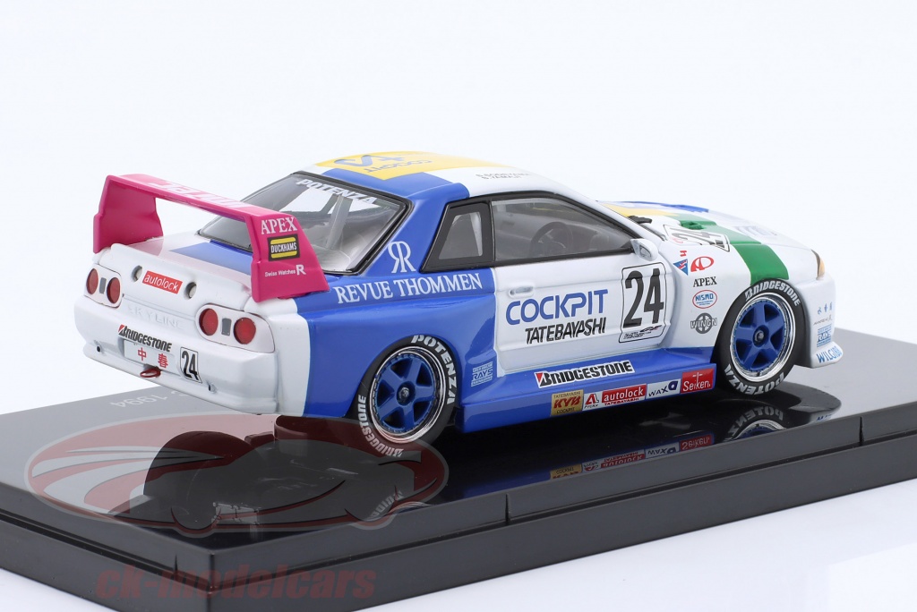 Ebbro 1:43 Nissan Skyline GT-R #24 3ème JGTC 1994 Sodeyama, Yamaji ...