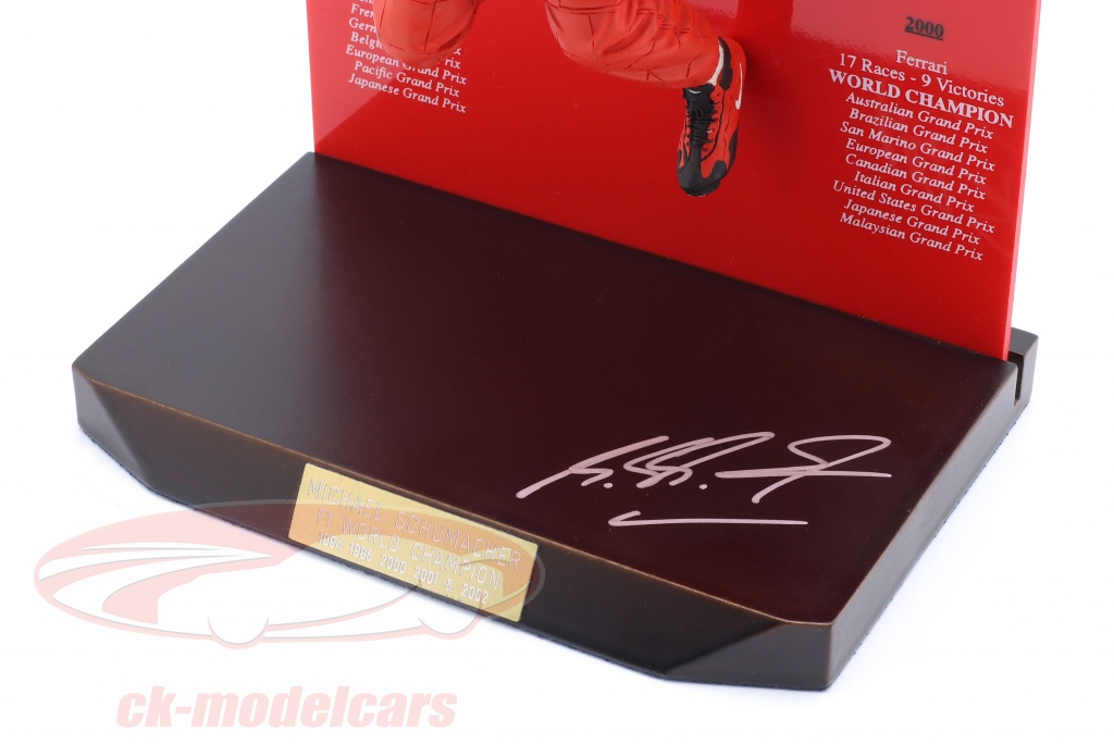 Enduring Images 1:9 Michael Schumacher figura com Assinatura original ...