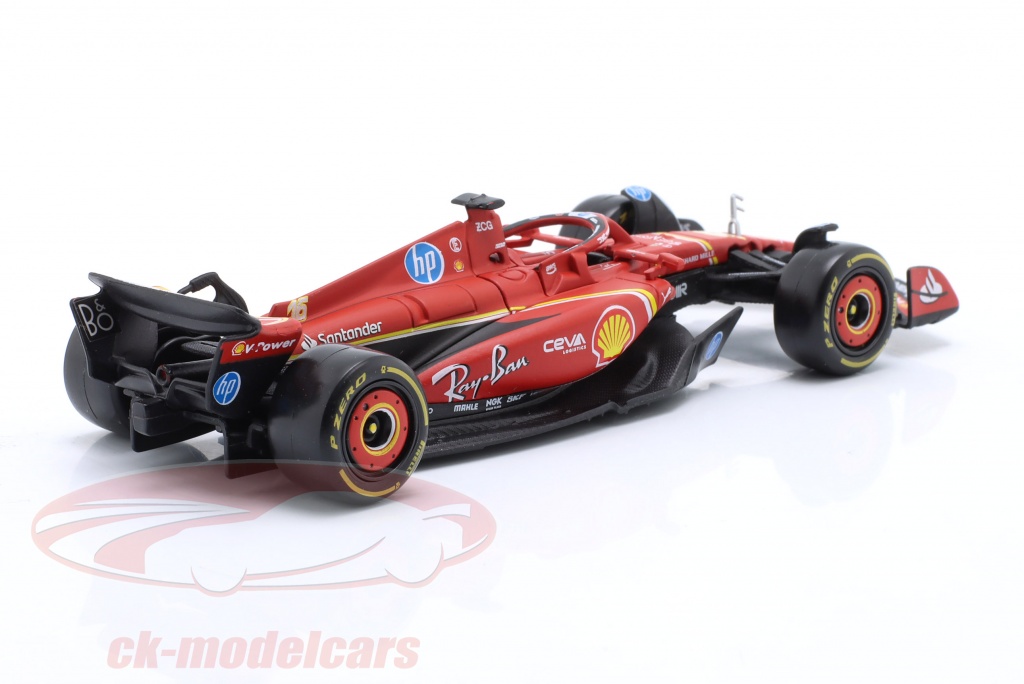 Bburago 1:43 Charles Leclerc Ferrari SF-24 #16 formule 1 2024 18-36844 ...