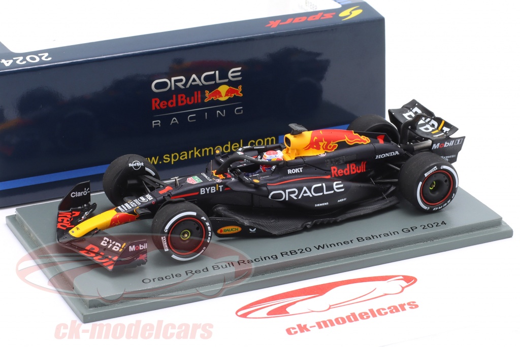 Spark 1:43 Max Verstappen Red Bull RB20 #1 ganador Bahréin GP fórmula 1 ...
