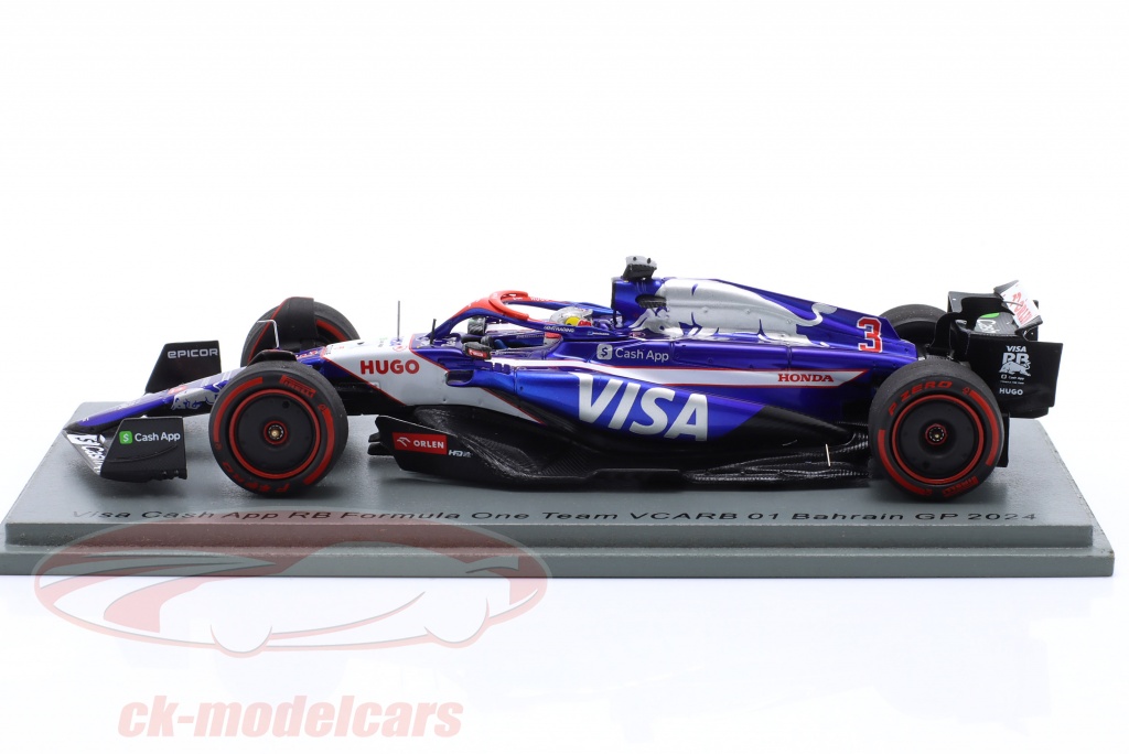 Spark 1:43 Daniel Ricciardo RB VCARB 01 #3 Bahrain GP Formula 1 2024 ...