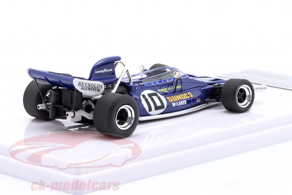 Tecnomodel 1:43 Peter Gethin McLaren M19A #10 9th French GP Formula 1 1971 TM43-60A model car ...