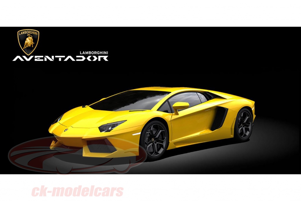 Pocher 1:8 Lamborghini Aventador LP 700-4 kit yellow metallic HK119F model car HK119F HK119