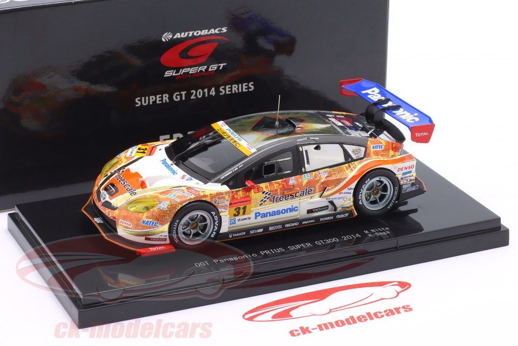 Ebbro 1:43 Toyota Prius apr GT300 #31 Super GT series Japan 2014 Nitta ...