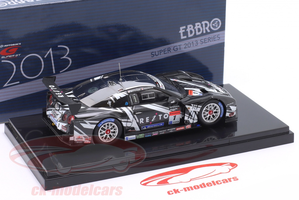 Ebbro 1:43 Nissan GT-R GT500 #1 Super GT serie Japón 2013 Motoyama, Sekiguchi 44965 modelo coche ...