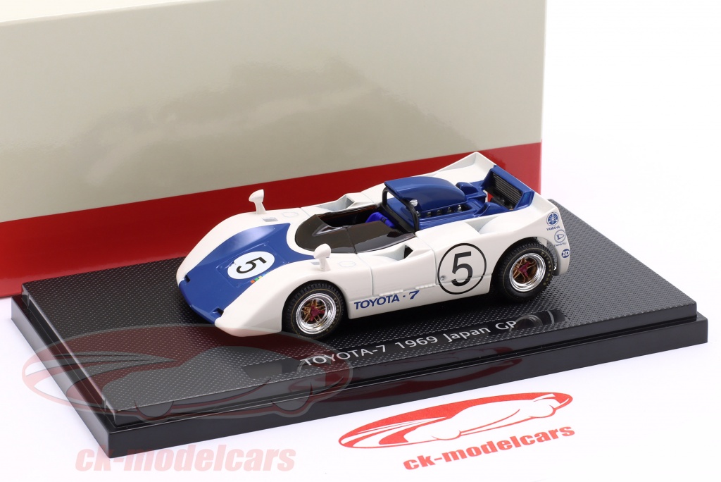 Ebbro 1:43 Toyota 7 #5 Japan GP 1969 Fushida, Takahashi 44720 model car ...