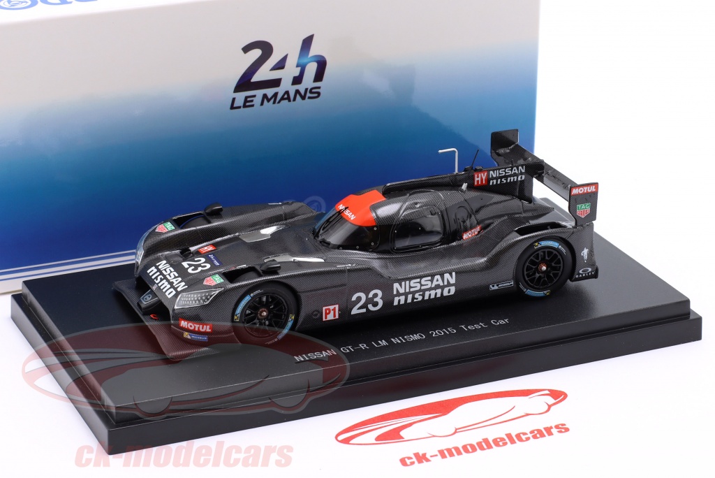 Ebbro 1:43 Nissan GT-R LM Nismo #23 Test Car 2015 schwarz 45252 ...