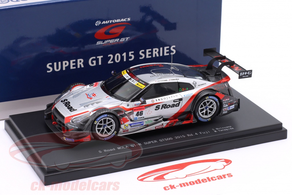 Ebbro 1:43 Nissan GT-R NISMO GT500 #46 Super GT ряд Япония 2015 Motoyama, Yanagida 45279 модель ...