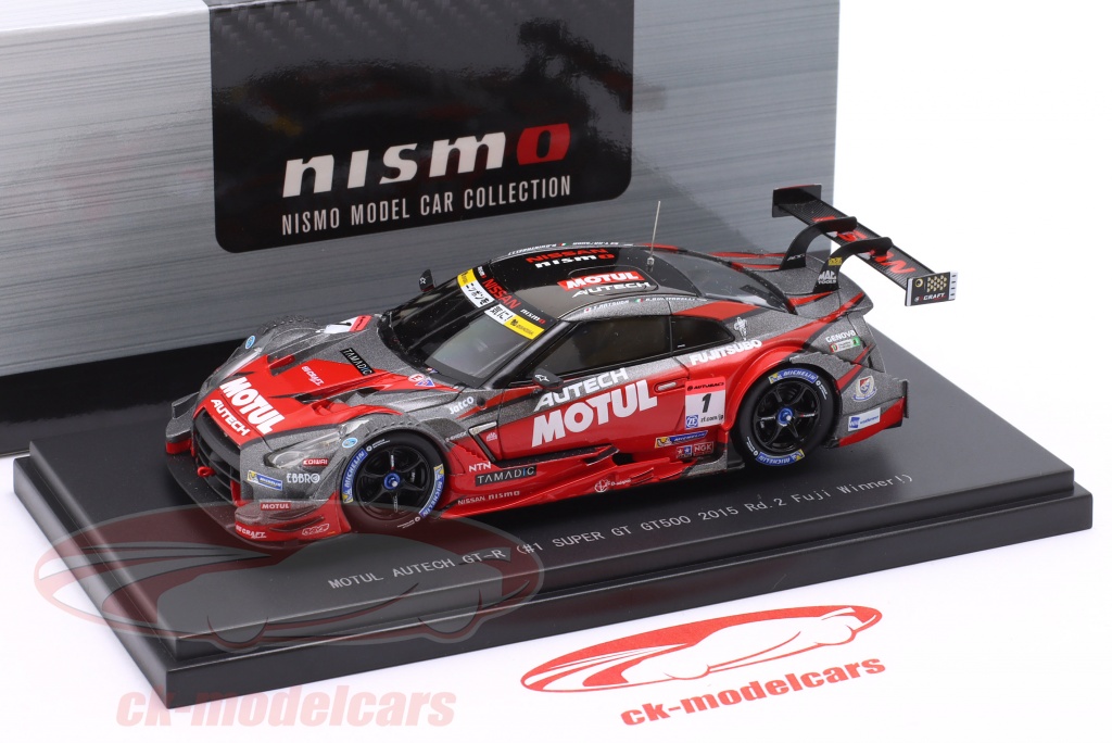 Ebbro 1:43 Nissan GT-R NISMO GT500 #1 Winner Super GT series Fuji 2015 Matsuda, Quintarelli ...
