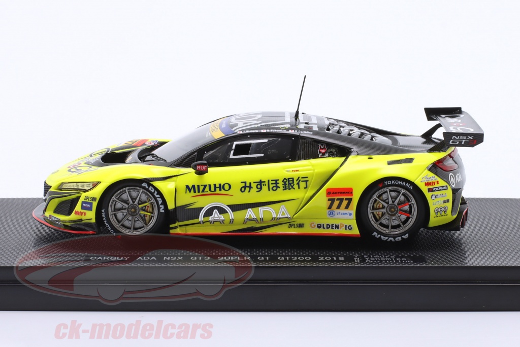 Ebbro 1:43 Honda NSX GT3 #777 Super GT série Japon Yokomizo, Kimura, Cozzolino 45654 modèle ...