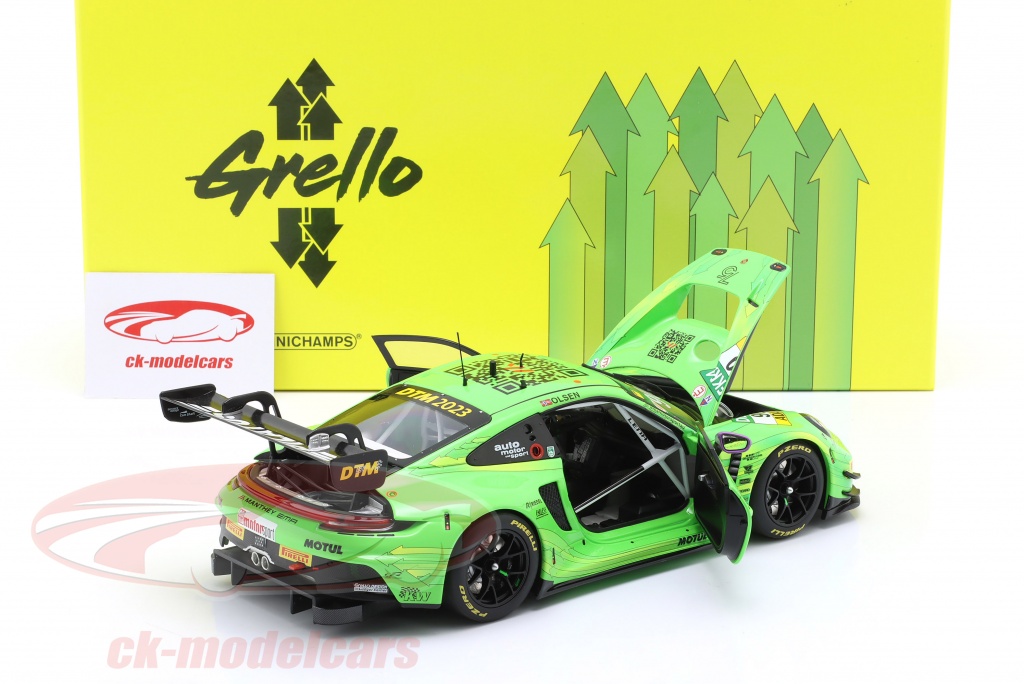 Minichamps 1:18 Porsche 911 GT3 R #90 第二名 Hockenheim DTM 2023 D. Olsen ...