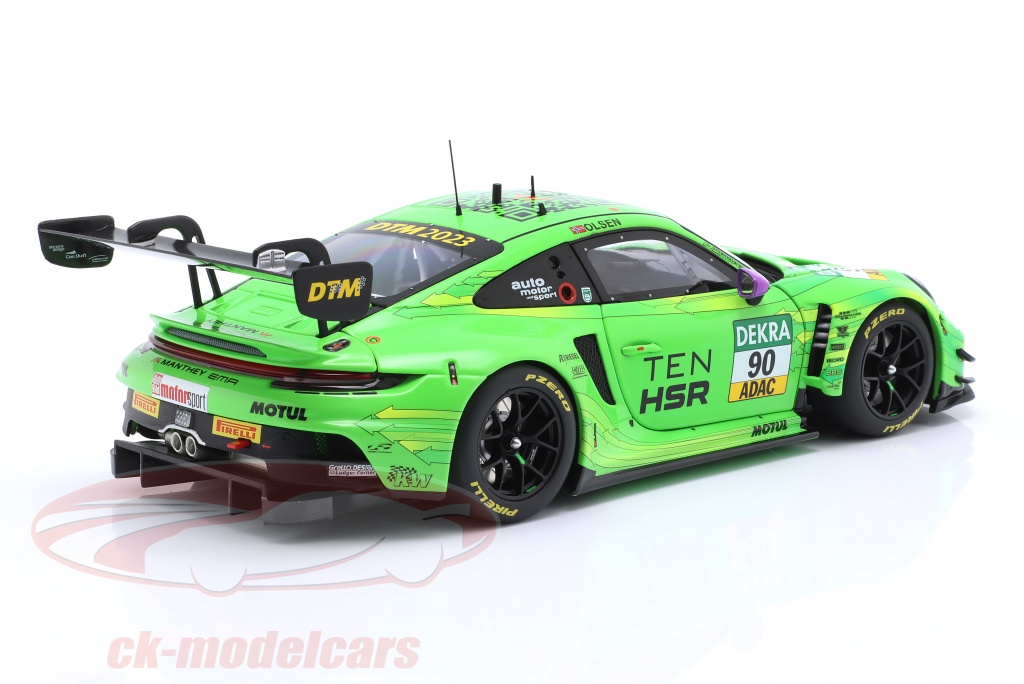 Minichamps 1:18 Porsche 911 GT3 R #90 3rd Norisring DTM 2023 D. Olsen ...