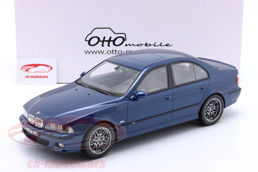 Ottomobile 1:12 BMW M5 (E39) year 1998 avus blue G073 model car G073 ...