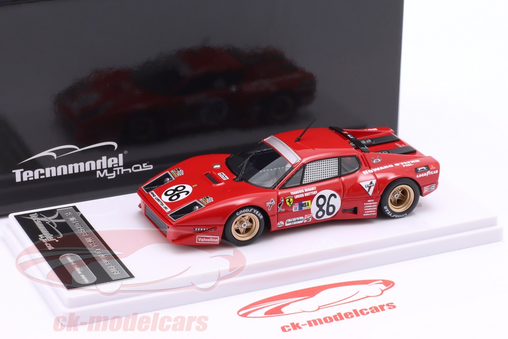 Tecnomodel 1:43 Ferrari 365 GT4/BB #86 24h LeMans 1978 Migault ...