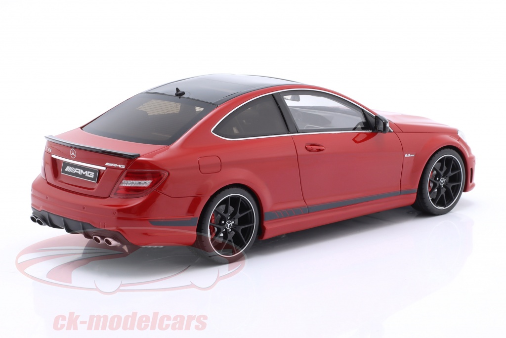 GT-SPIRIT 1:18 Mercedes-Benz C63 AMG Coupe year 2014 red GT920 model ...
