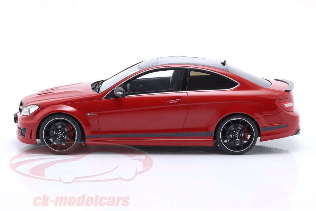 GT-SPIRIT 1:18 Mercedes-Benz C63 AMG Coupe year 2014 red GT920 model ...