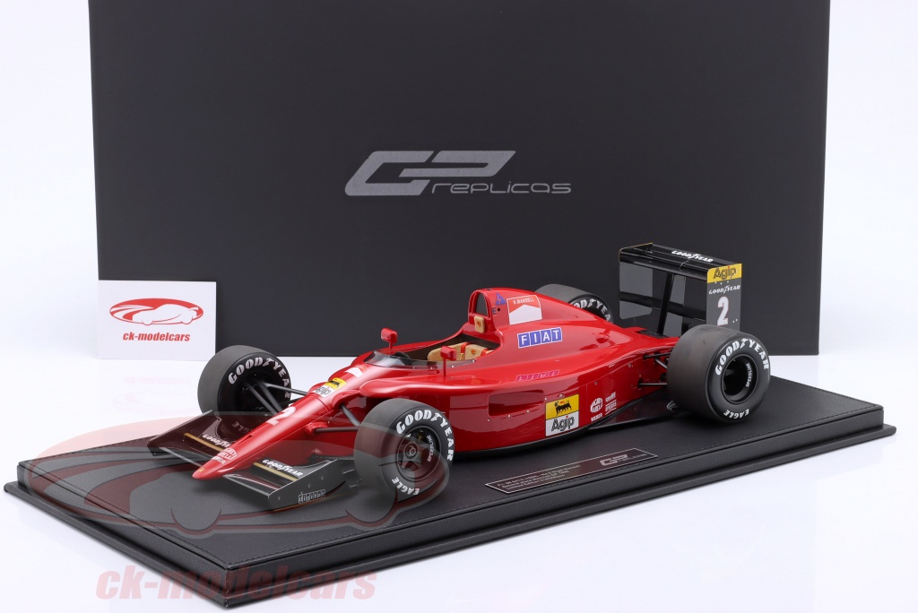GP Replicas 1:12 Nigel Mansell Ferrari 641 #2 2ème Mexique GP formule 1 ...