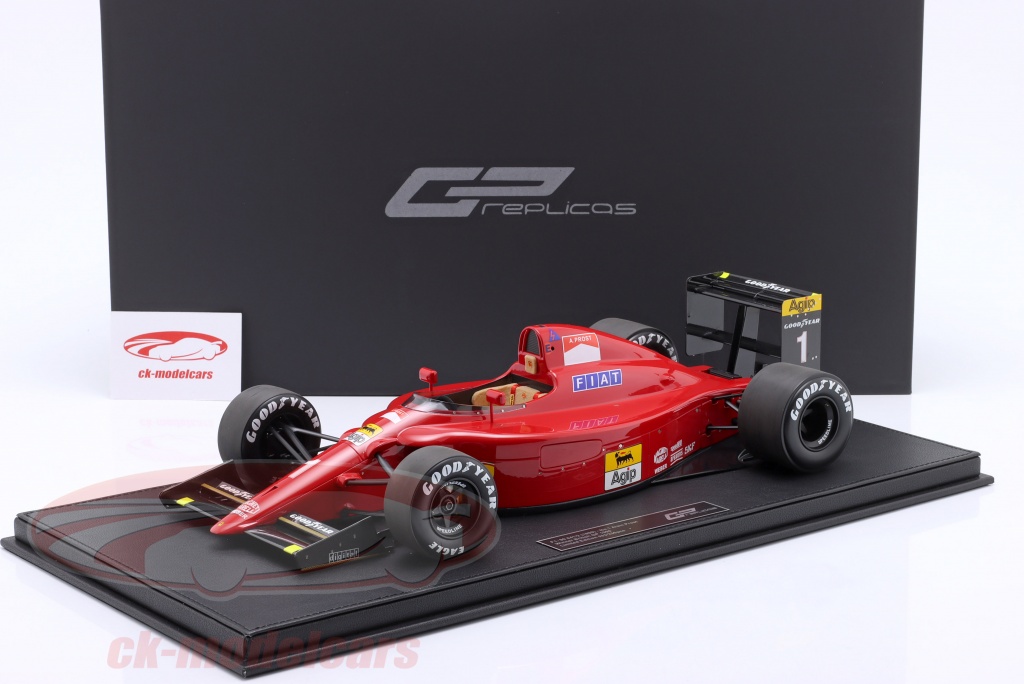 GP Replicas 1:12 Alain Prost Ferrari 641 #1 winnaar Brits GP formule 1 ...