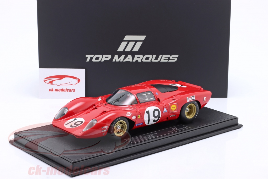 TopMarques 1:18 Ferrari 312P #19 24h LeMans 1969 Amon, Schetty TOP130B ...