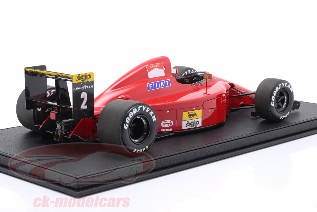 GP Replicas 1:12 Nigel Mansell Ferrari 641 #2 2ème Mexique GP formule 1 ...