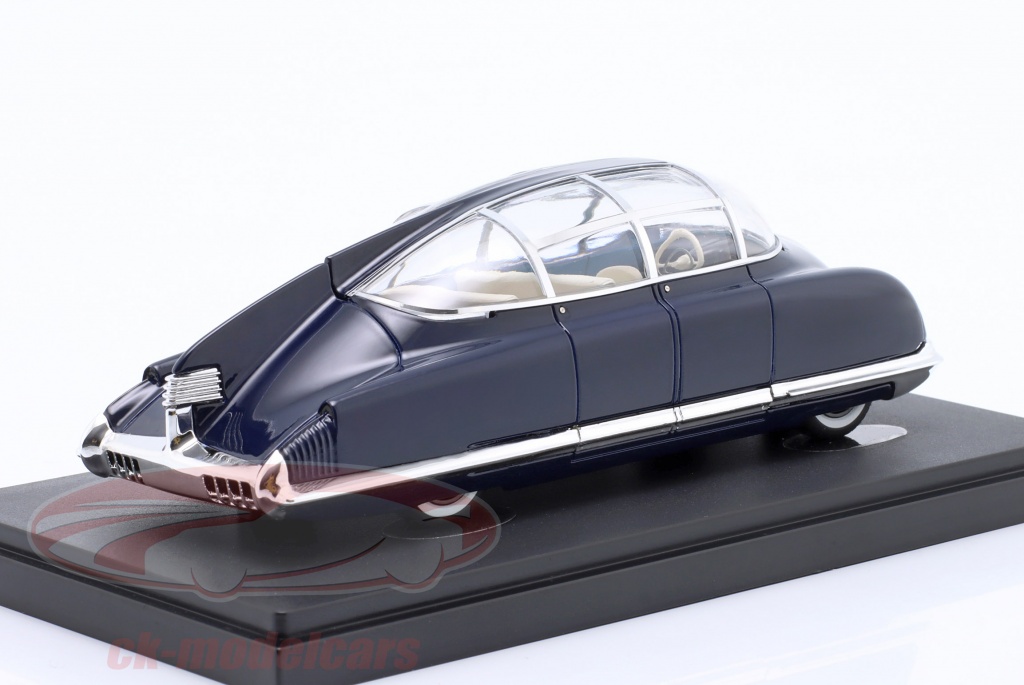 AutoCult 1:43 GM Corsair Streamliner year 1924 black-blue 04043-2 model ...