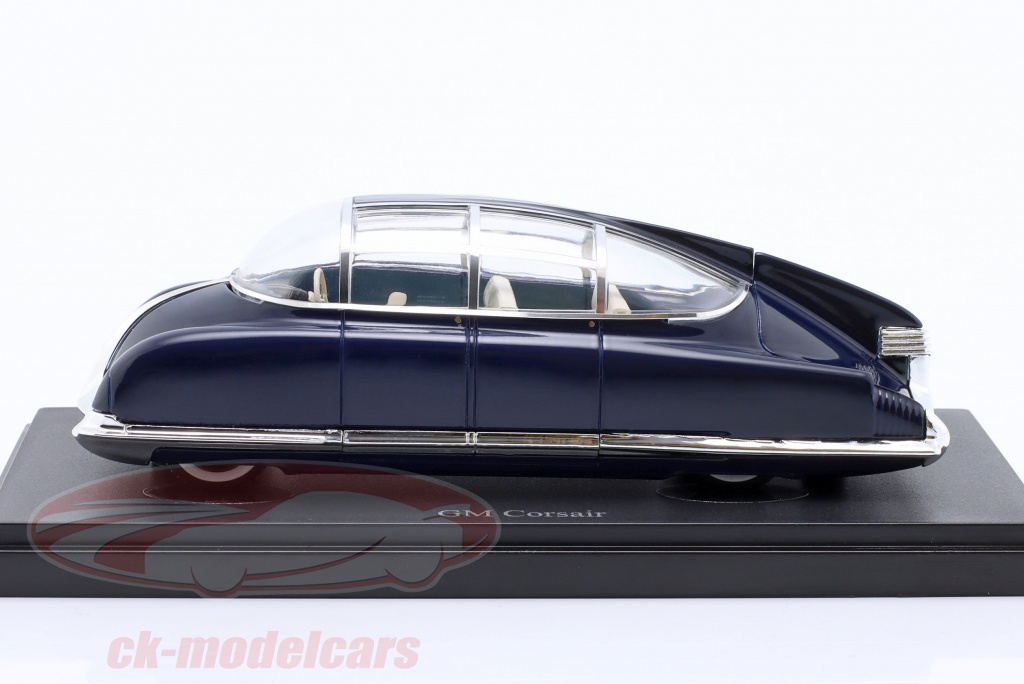 AutoCult 1:43 GM Corsair Streamliner year 1924 black-blue 04043-2 model ...