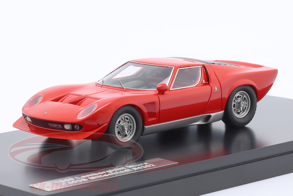 Matrix 1:43 Lamborghini Miura P400S Millechiodi 建設年 1969 赤 MX51207-012 ...