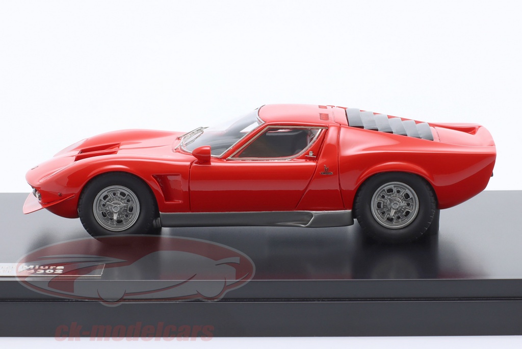 Matrix 1:43 Lamborghini Miura P400S Millechiodi year 1969 red MX51207 ...