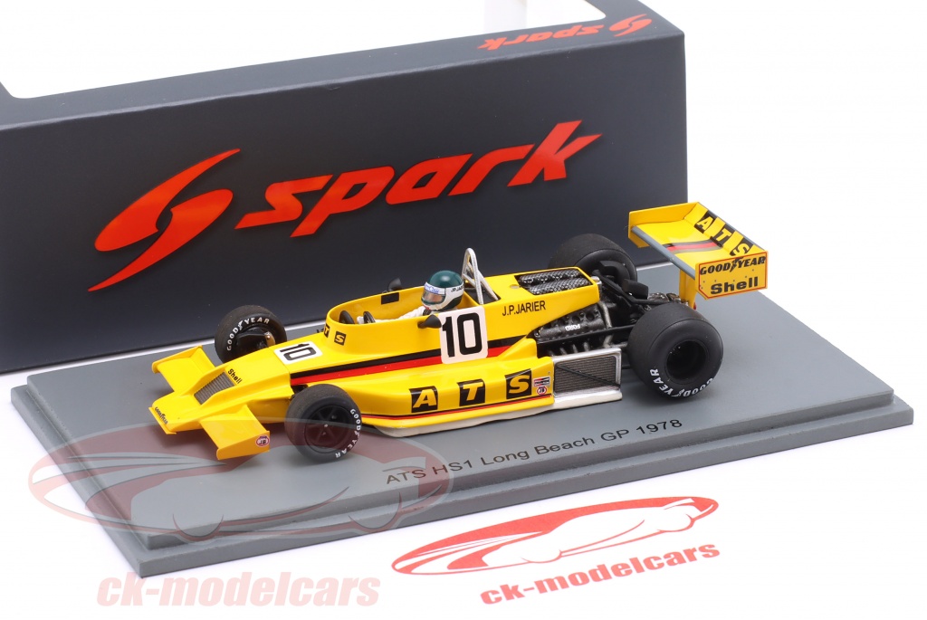 Spark 1:43 Jean-Pierre Jarier ATS HS1 #10 USA West GP formule 1 1978 S3917 modèle voiture S3917 ...