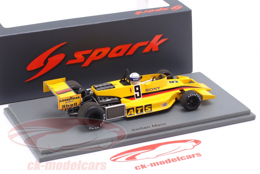 Spark 1:43 Jochen Mass ATS HS1 #9 ブラジル GP 式 1 1978 S3918 モデル 車 S3918 ...
