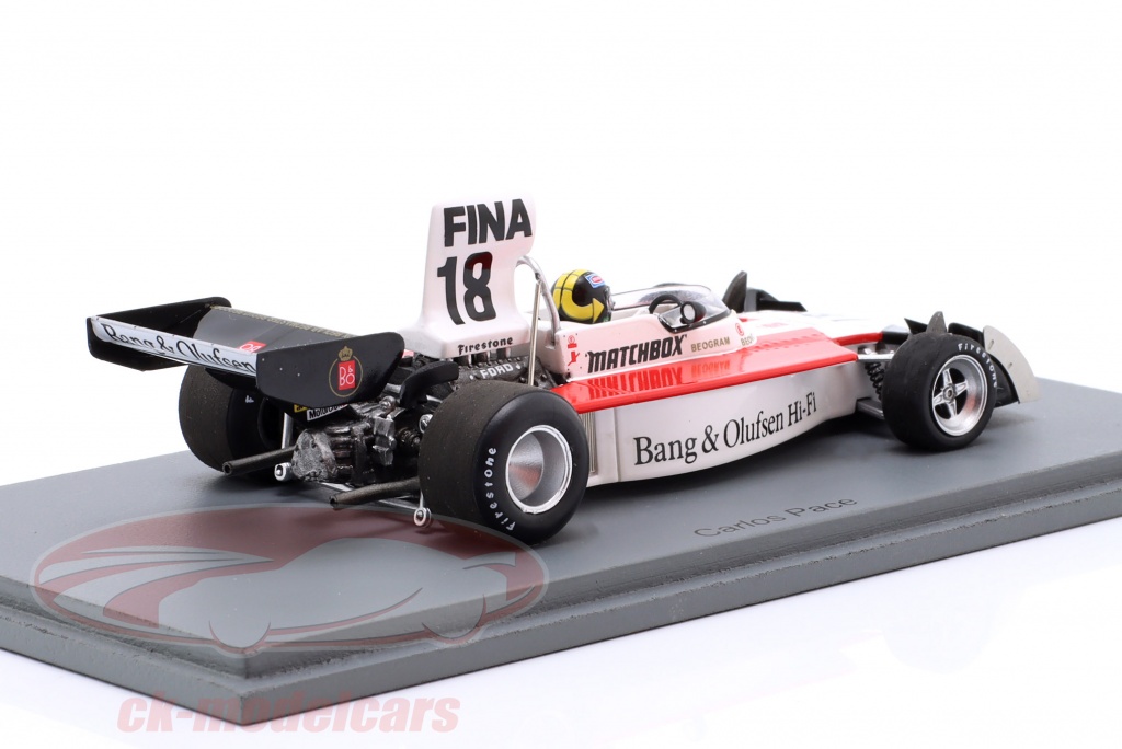 Spark 1:43 Carlos Pace Surtees TS16 #18 西班牙 GP 公式 1 1974 S9653 模型 汽车 ...