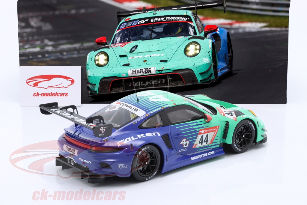 Ixo 1:18 Porsche 911 (992) GT3 R #44 24h Nürburgring 2023 Falken ...