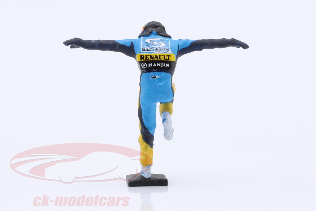 Cartrix 1:43 Fernando Alonso Renault Formula 1 World Champion 2005 & 2006 figure CT082 model car ...