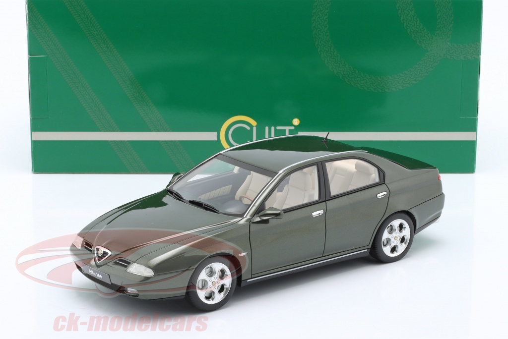 Cult Scale Models 1:18 Alfa Romeo 166 Super 3.0 year 1998-2002 green ...