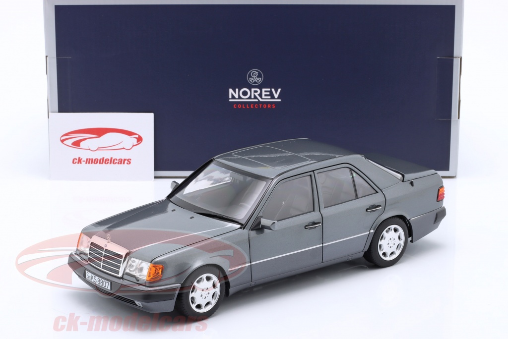 Norev 1:18 Mercedes-Benz E-Class 500E W124 year 1990 pearl grey ...