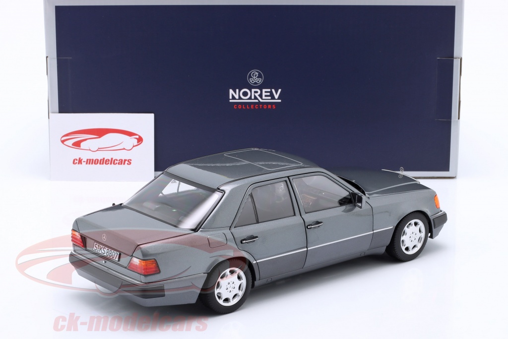 Norev 1:18 Mercedes-Benz E级 500E W124 建造年份 1990 珍珠灰 金属的 183946 模型 汽车 ...