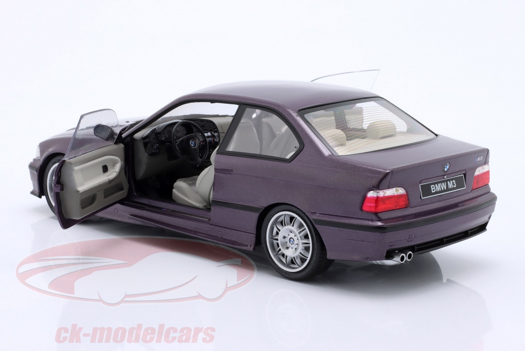 Solido 1:18 BMW M3 (E36) Coupe year 1994 Daytona violet S1803905 model ...
