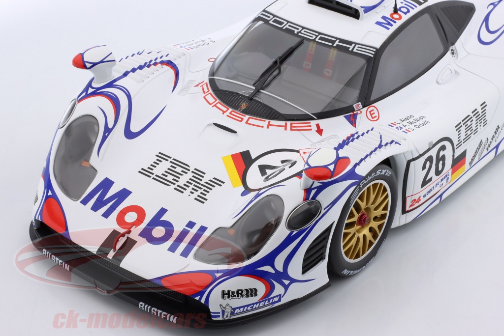WERK83 1:12 Porsche 911 GT1 #26 勝者 24h LeMans 1998 McNish, Aiello, Ortelli W1200201 モデル 車 ...