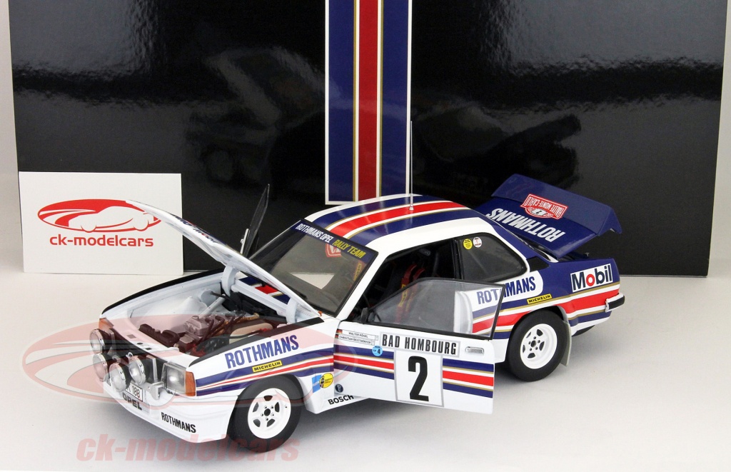 Sun Star Models 1:18 Opel Ascona 400 Rothmans Röhrl, Geistdörfer Rallye Monte-Carlo 1982 5362 ...