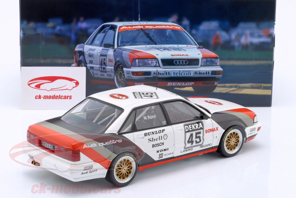 WERK83 1:18 Audi V8 Quattro #45 DTM 1990 Walter Röhrl W1801502 model ...