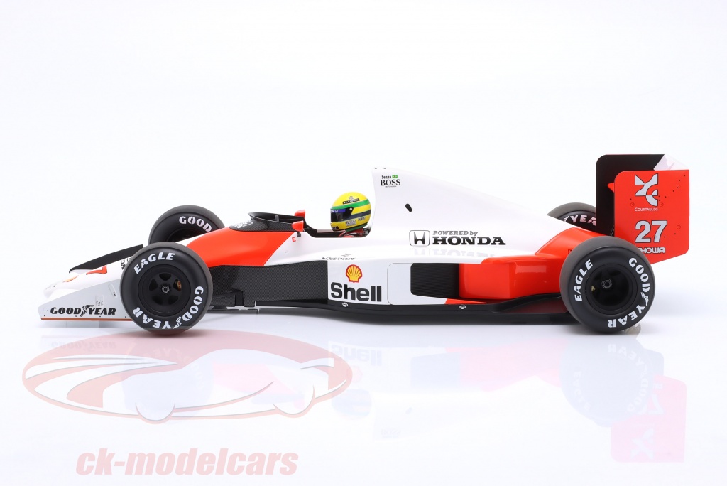 Minichamps 1:12 Ayrton Senna McLaren MP4/5B #27 Formula 1 World Champion 1990 547901227 model ...
