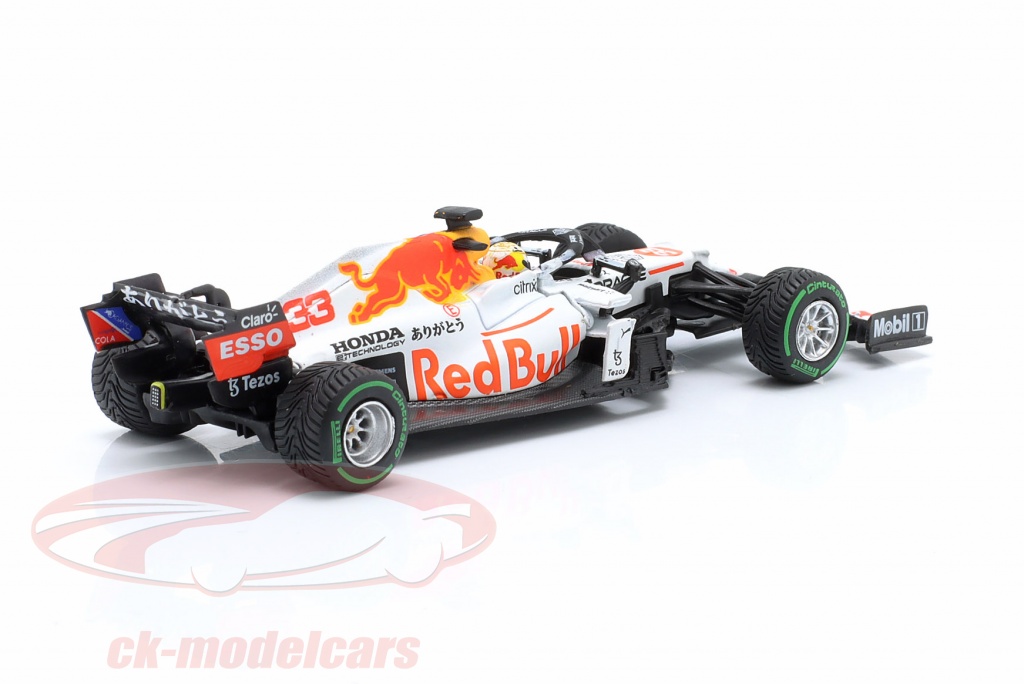 True Scale 1:64 M. Verstappen Red Bull RB16B #33 Turkish GP Formula 1 World Champion 2021 ...