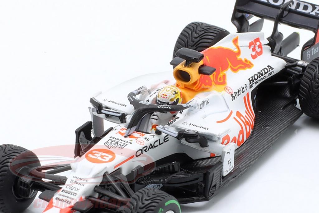 True Scale 1:64 M. Verstappen Red Bull RB16B #33 Turkish GP Formula 1 World Champion 2021 ...