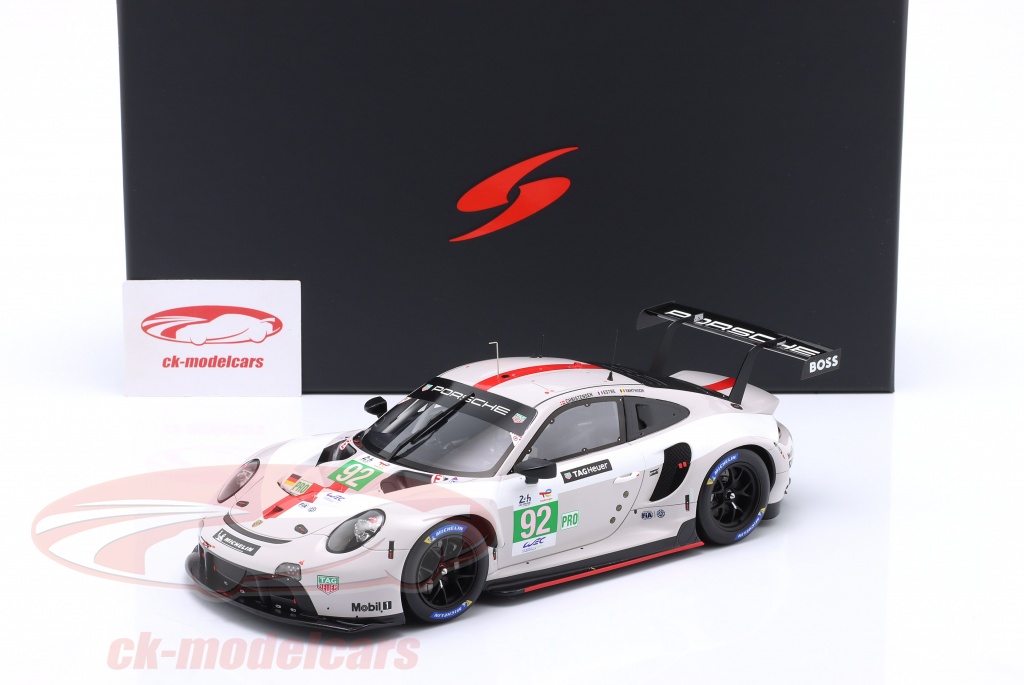 Spark 1:18 Porsche 911 RSR #92 24h LeMans 2022 Porsche GT Team 18S819 model car 18S819 9580006478191