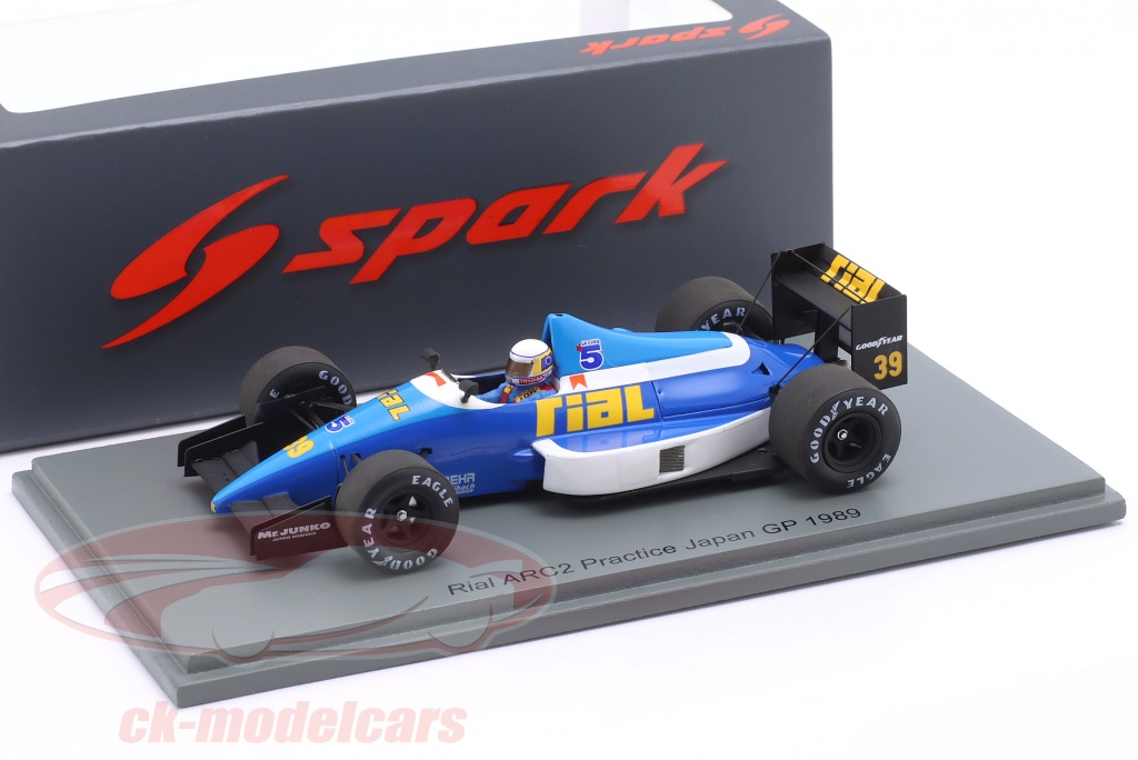 Spark 1:43 Bertrand Gachot Rial ARC2 #39 Practice Japan GP formula 1 ...