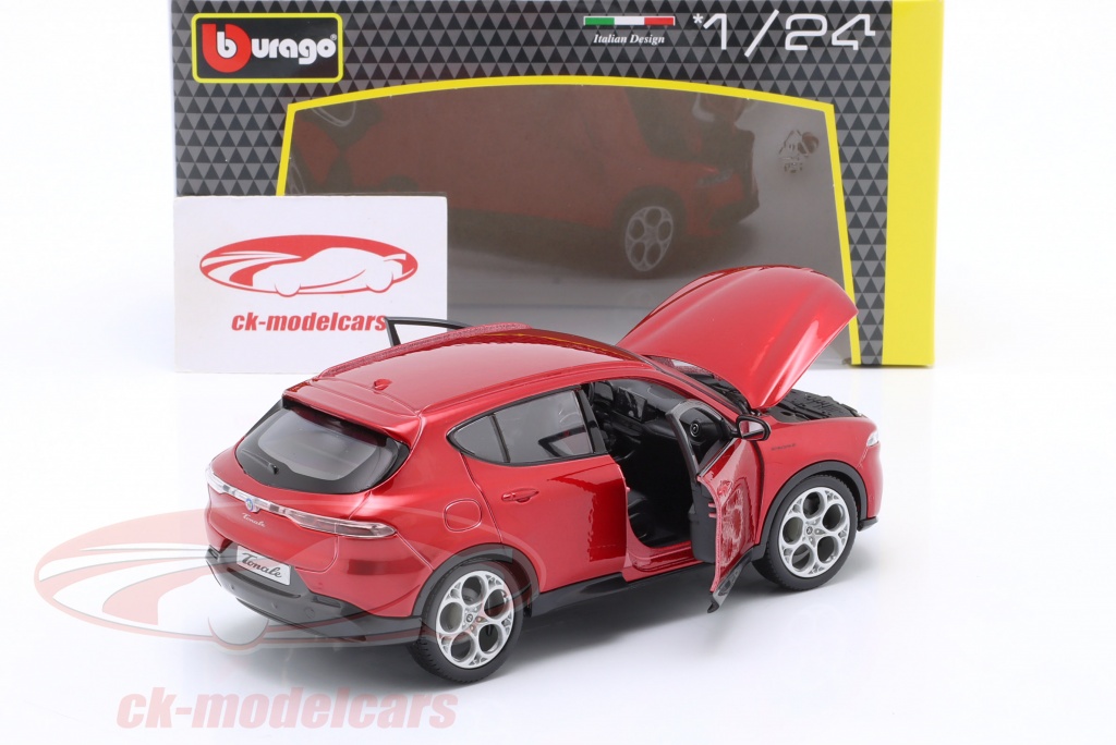 Bburago 1:24 Alfa Romeo Tonale SUV year 2022 red 18-21109 model car 18 ...