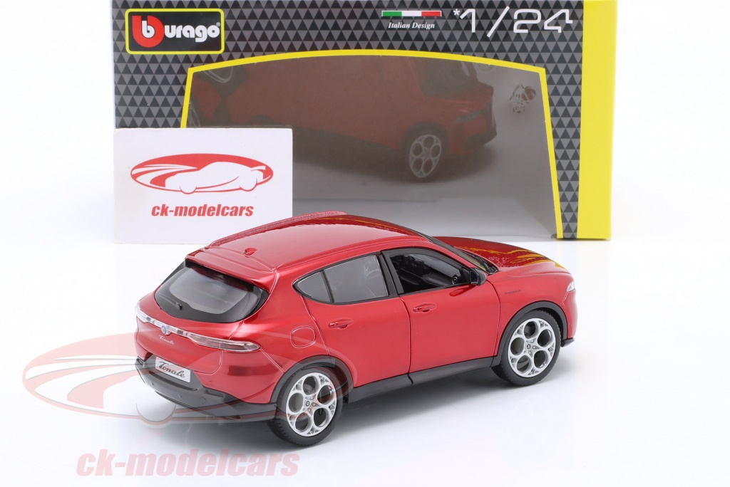 Bburago 1:24 Alfa Romeo Tonale SUV year 2022 red 18-21109 model car 18 ...