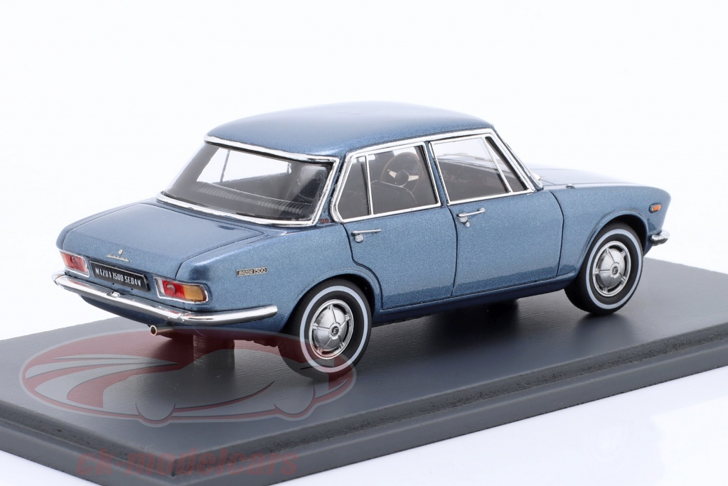 Schuco 1:43 Mazda 1500 Sedan 建造年份 1966-1972 蓝色的 金属的 450934400 模型 汽车 ...